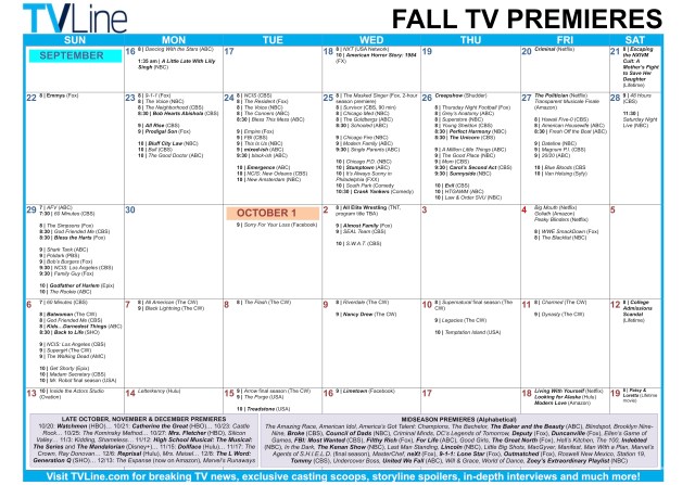 {2019-2020} Fall TV is BACK! | Megan's Island