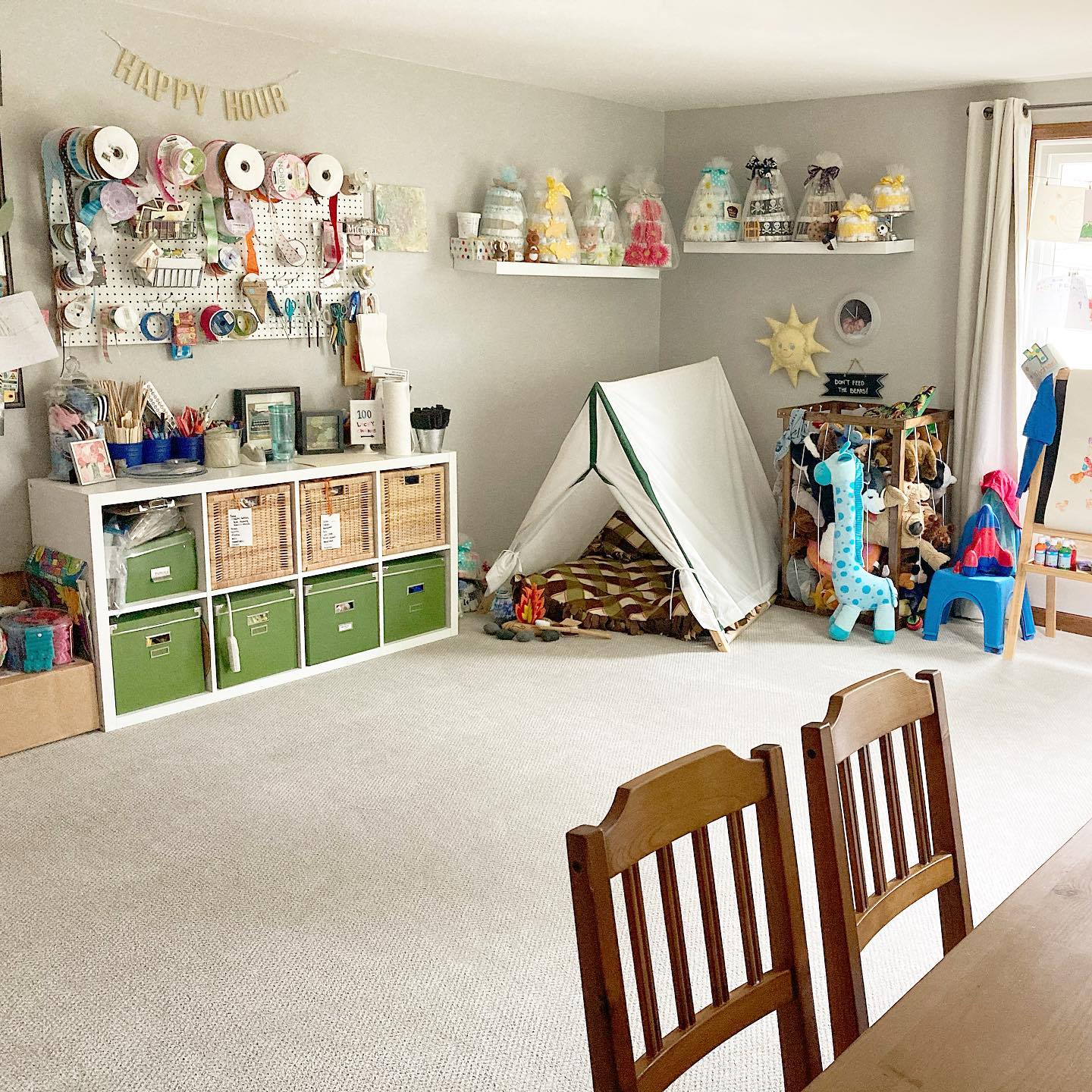 School at home set up {Kindergarten} | Megan's Island